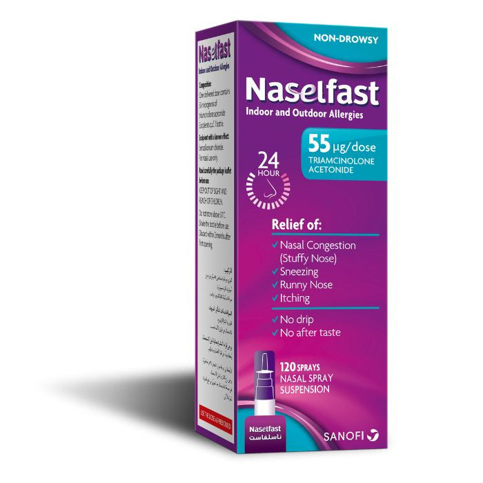 Telfast Spray Nasal 55mcg/Dose Pulverizador - 120 doses – MySkinConcept
